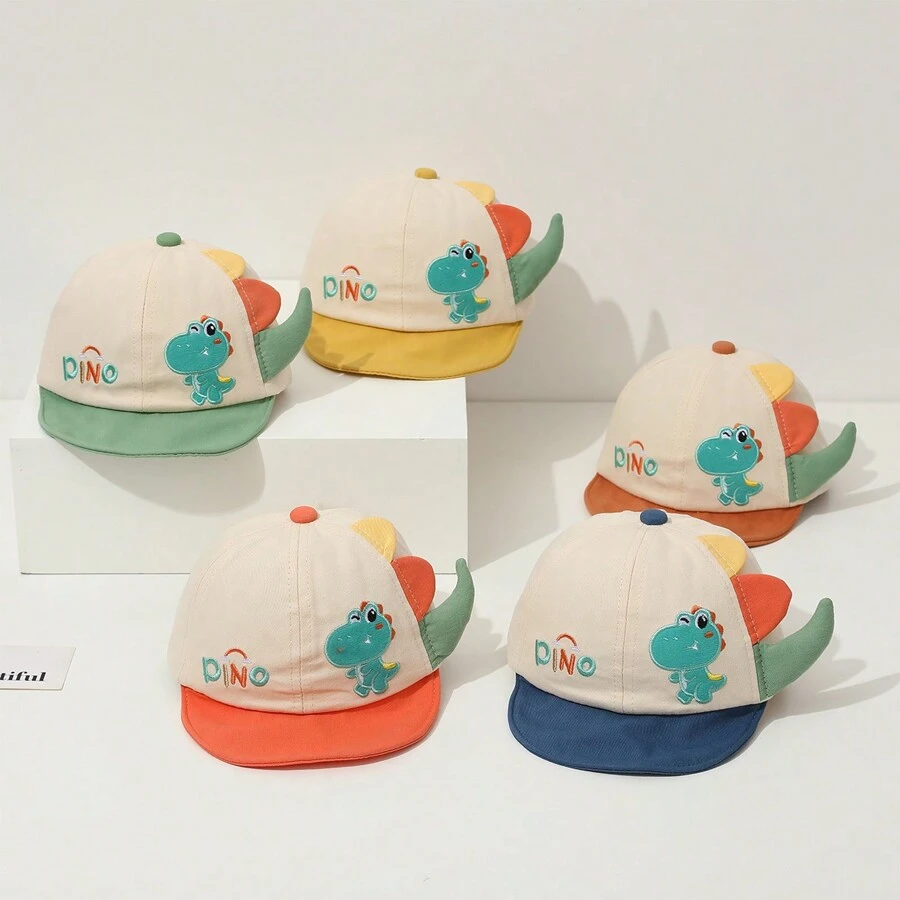 1pc Cute 3d Dinosaur Soft Brim Baseball Cap For Children, Spring And ...