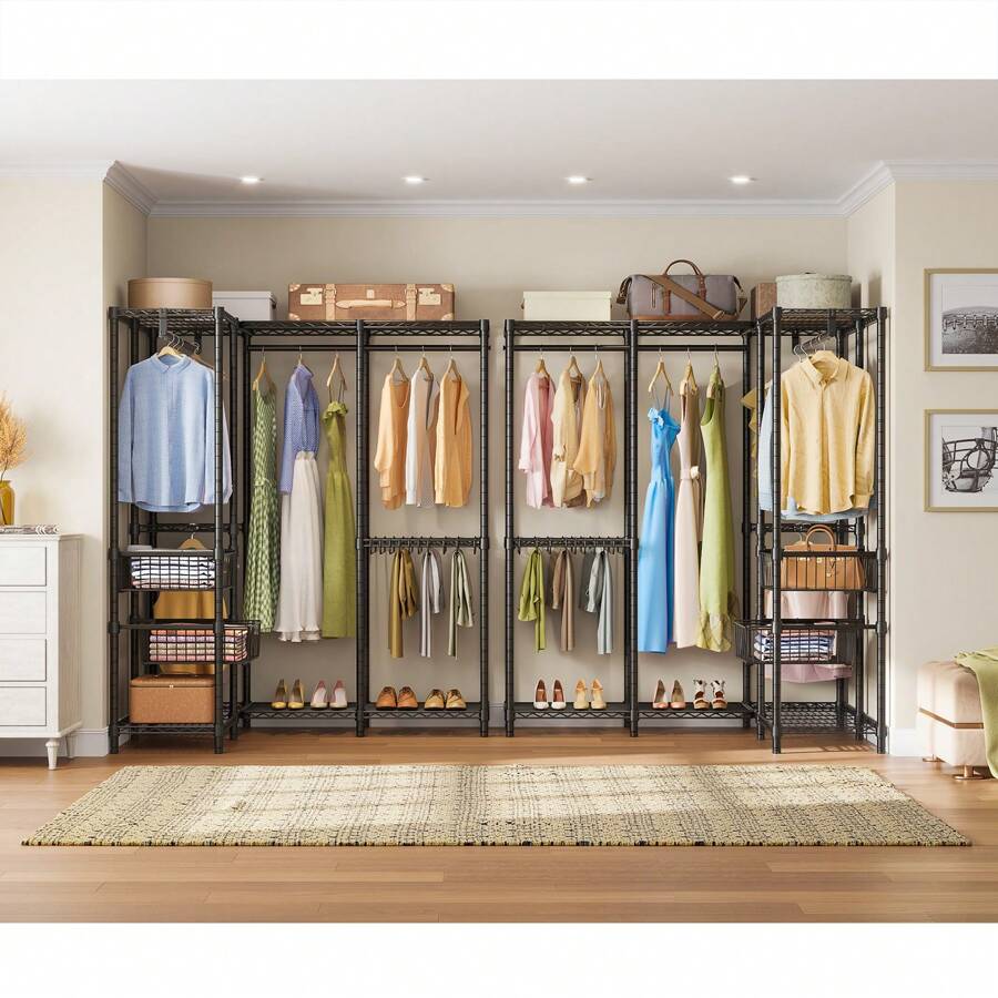 VIPEK L40 Pro L Shape Garment Rack Corner Clothes Rack For Hanging ...