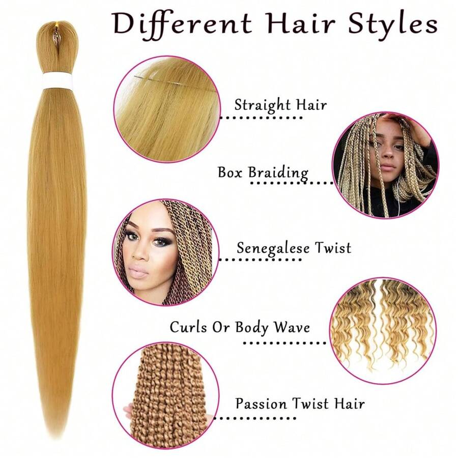 Braiding Hair Pre Stretched Synthetic 32inch 1pack Long Braiding Hair ...