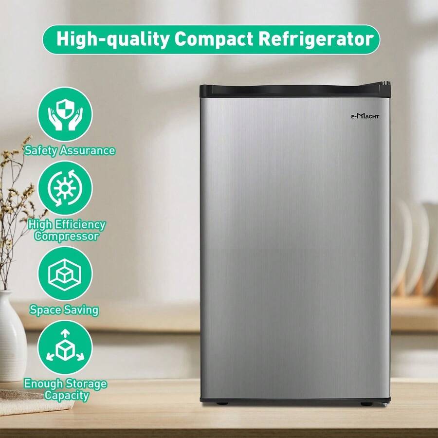 DC DICLASSE 3.2 Cu.Ft Mini Fridge Compact Cooler Refrigerator ...