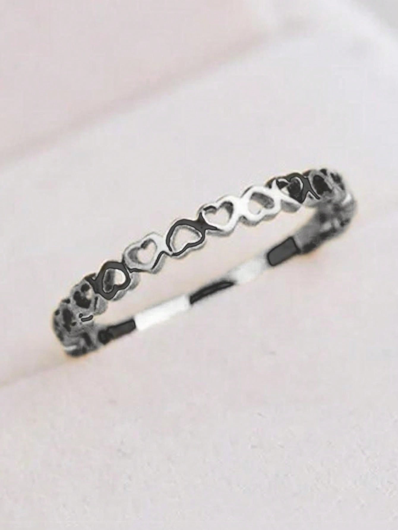 1Pc Girls Cute Heart Rings For Children For Birthday Gifts For Party ...