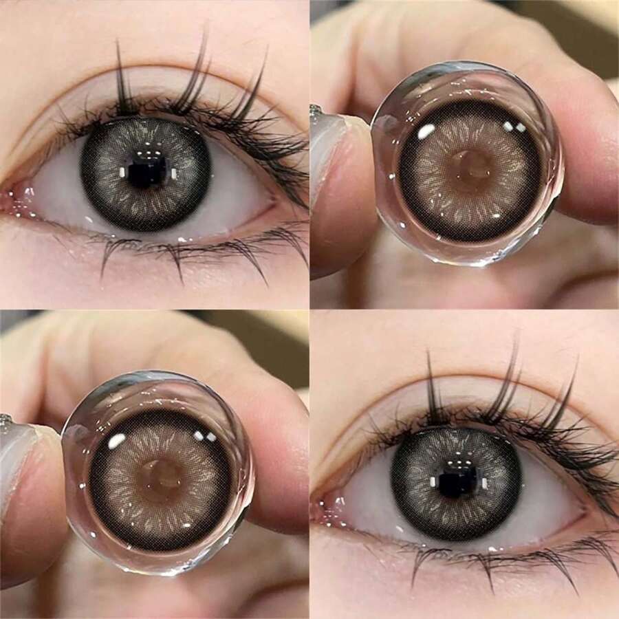 1 Pair Black Swan Color Contact Lenses For Eyes Natural Beauty Eye ...