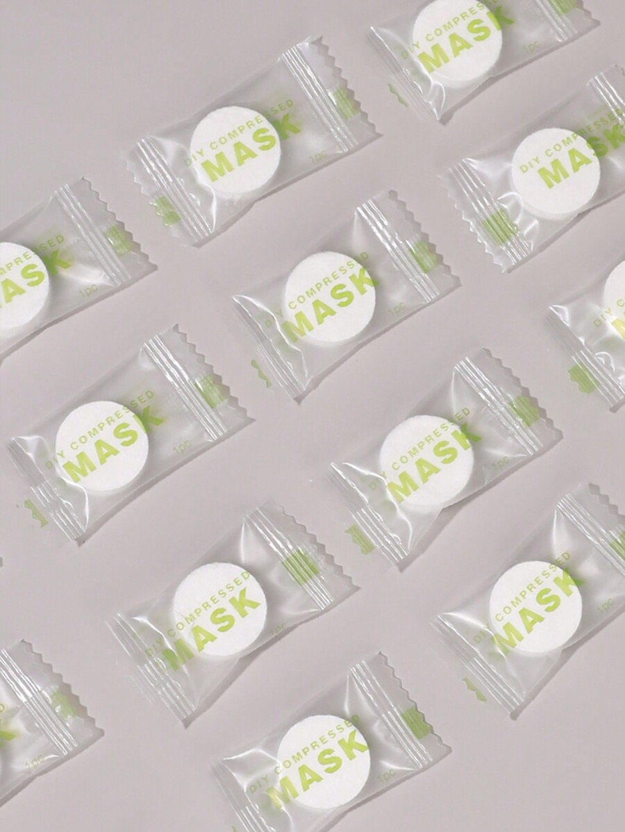1bag/20pcs Diy Compressed Mask Candy Compressed Mask Paper And Large ...