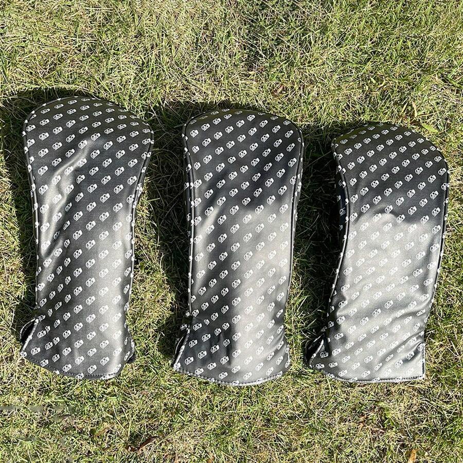 1 housse de tête de club de golf en PU étanche noir pour une meilleure ...