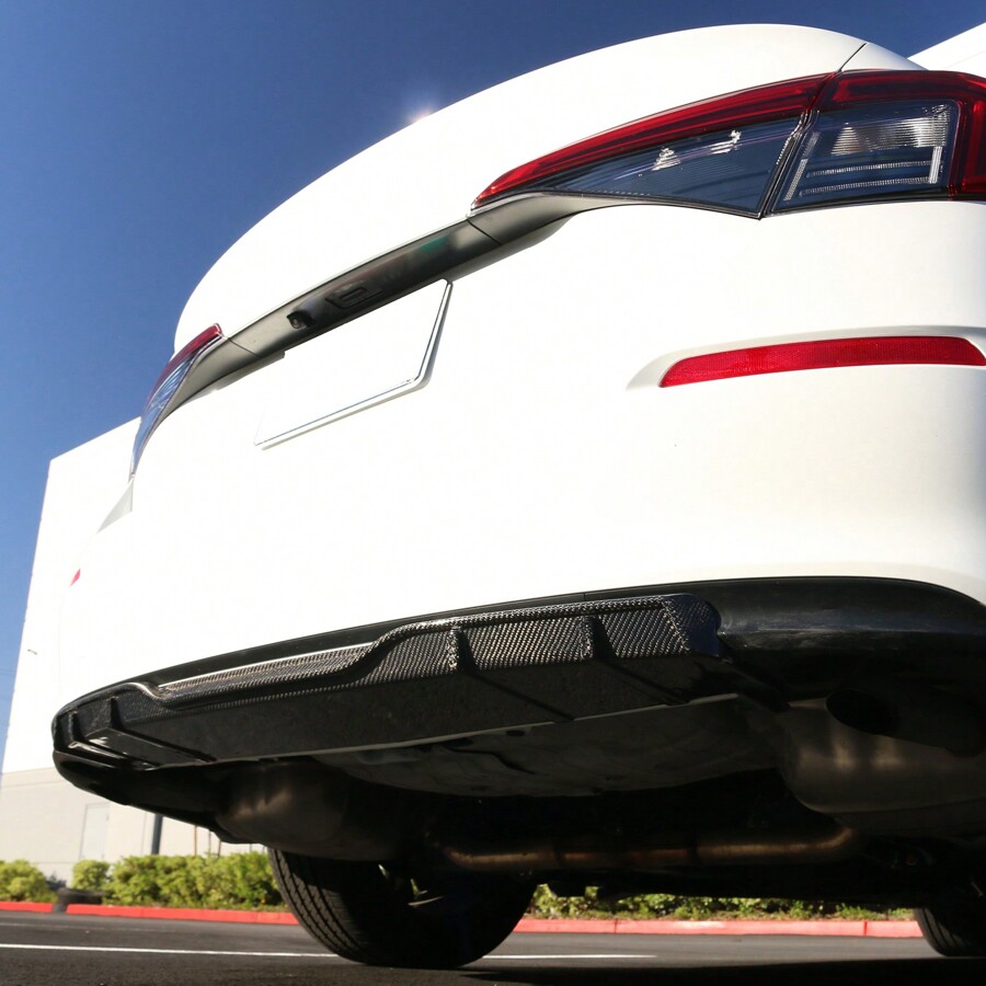 Rear Diffuser Compatible With 2022-2024 Civic 11th Gen Sedan, HPD Style ...