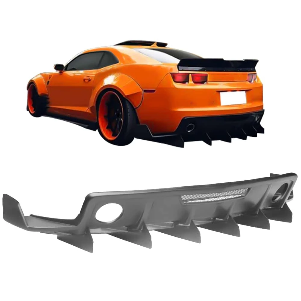 Rear Diffuser Compatible With 2010-2015 Chevrolet Camaro ZL1 MB Style ...