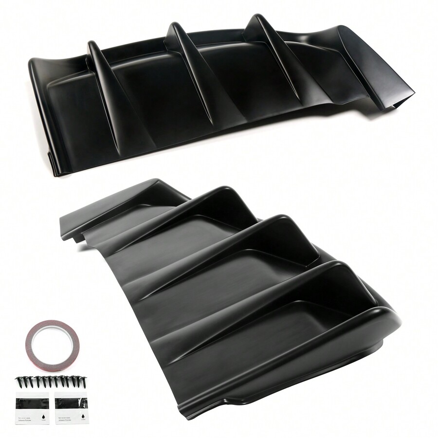 Rear Diffuser Compatible With 2021-2024 Mustang Mach-E GT, Matte Black ...