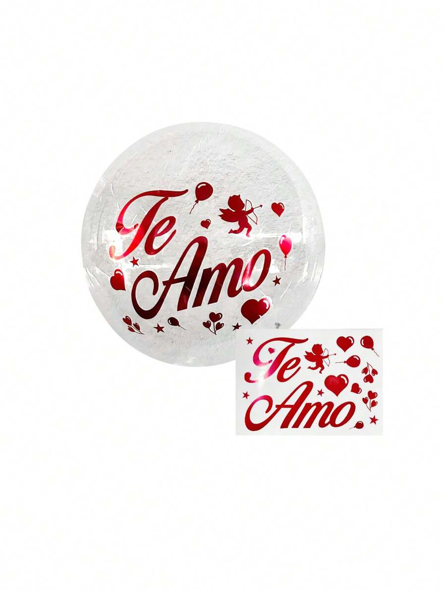 10 sticker te amo vinil globo burbuja decoración frases | Moda de Mujer ...