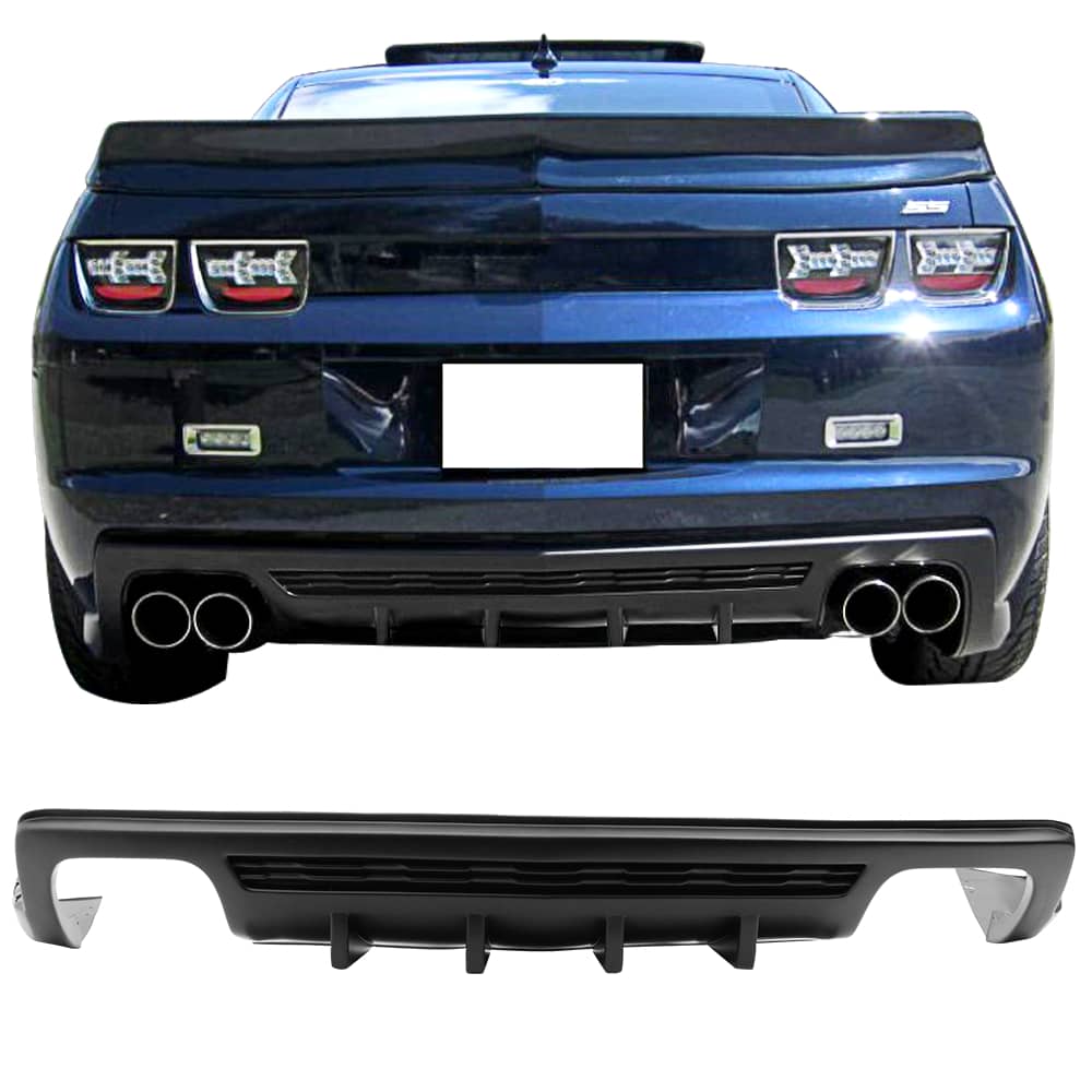 Rear Diffuser Fits 2010-2013 Chevy Camaro ZL1 Models Only, IKON Style ...