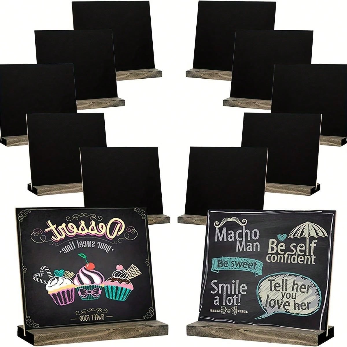 Desktop Mini Blackboard Signs For Buffet Menus, Fruit Pricing, Wooden ...