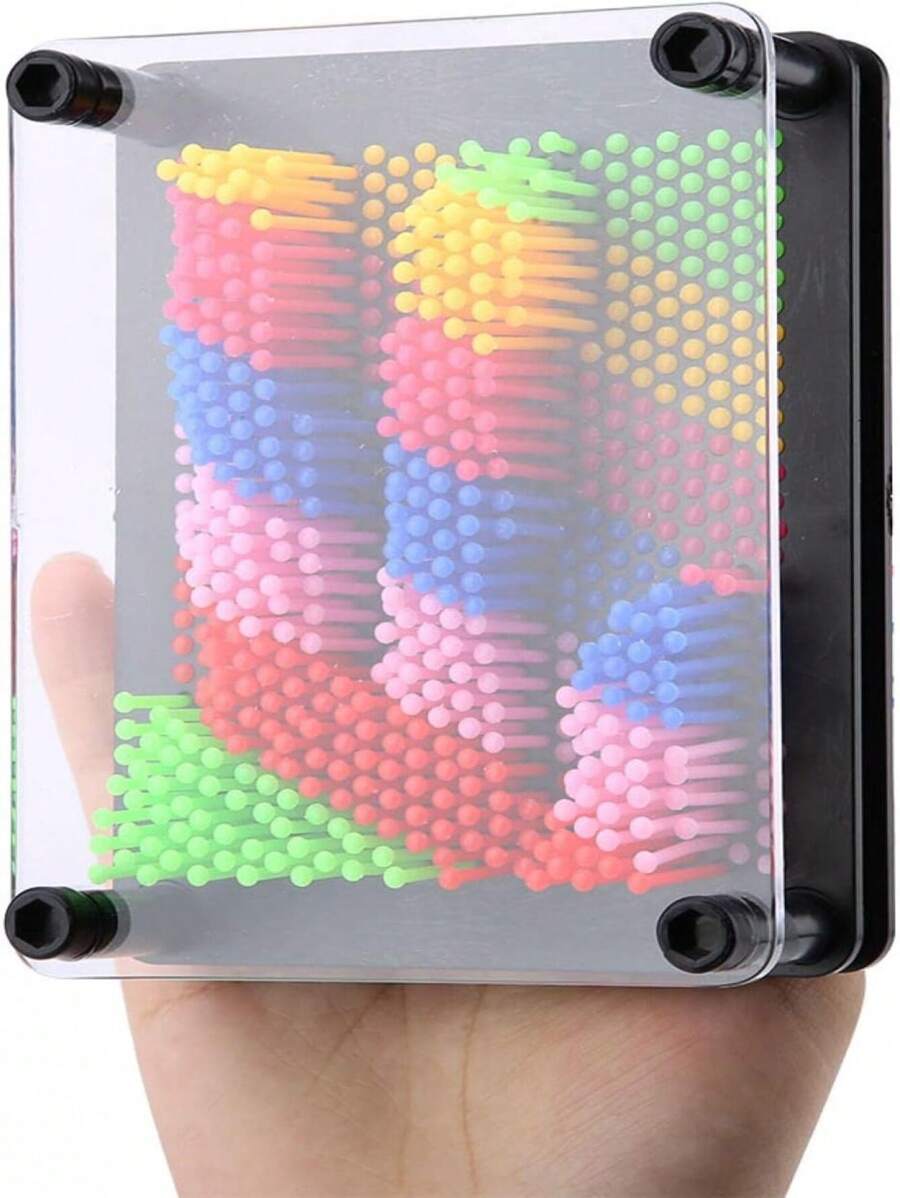 Sensory Toy, 3D Bulk Pins Hand Board Novelty Sensory Blocks Sensory ...