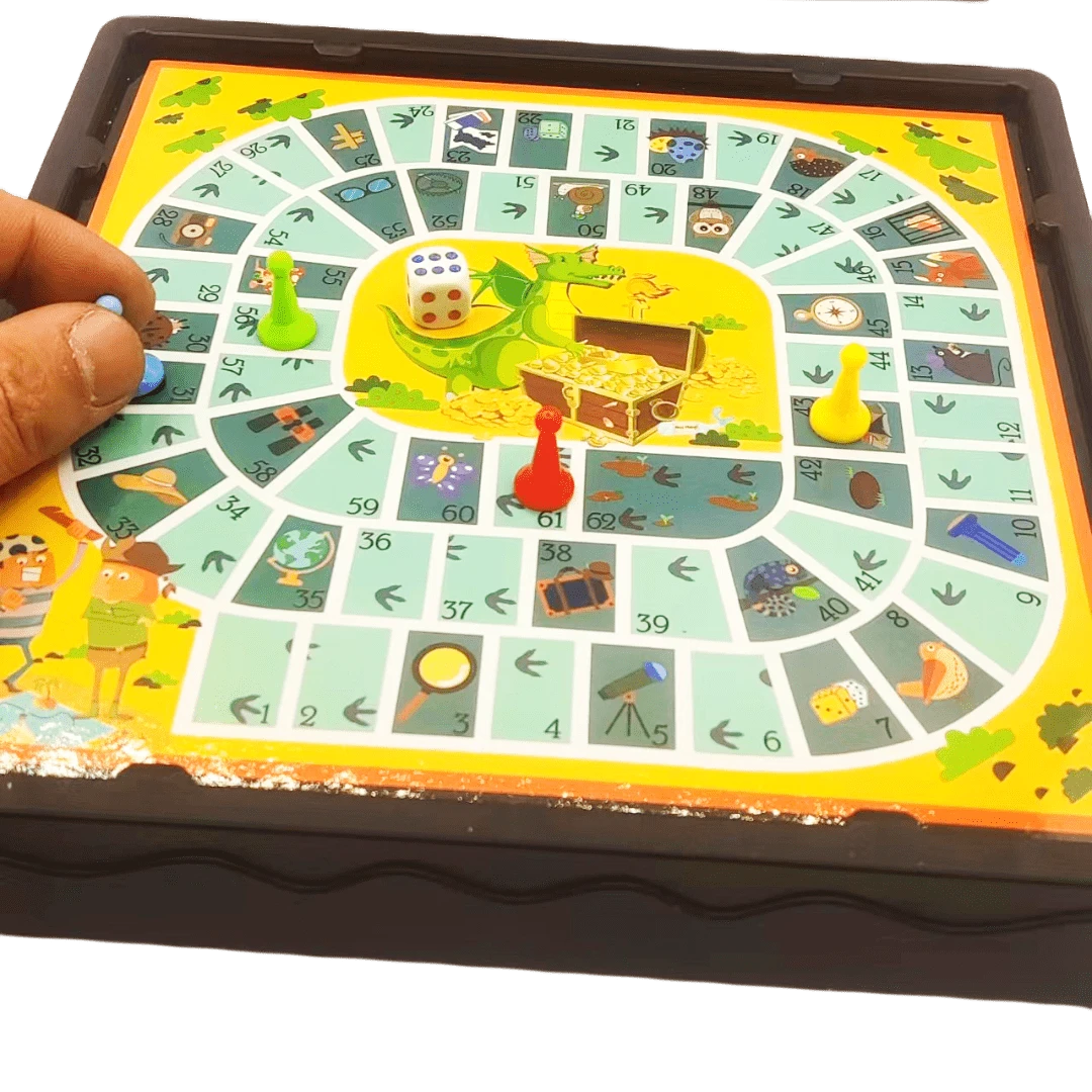 Treasure Hunter Discover Art Board Game Set, Family Travel Kit ...