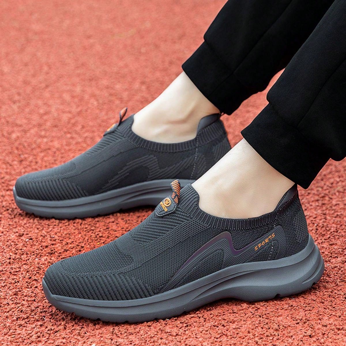 Couples Outdoor Sports Walking Shoes, Convenient Slip-On With ...