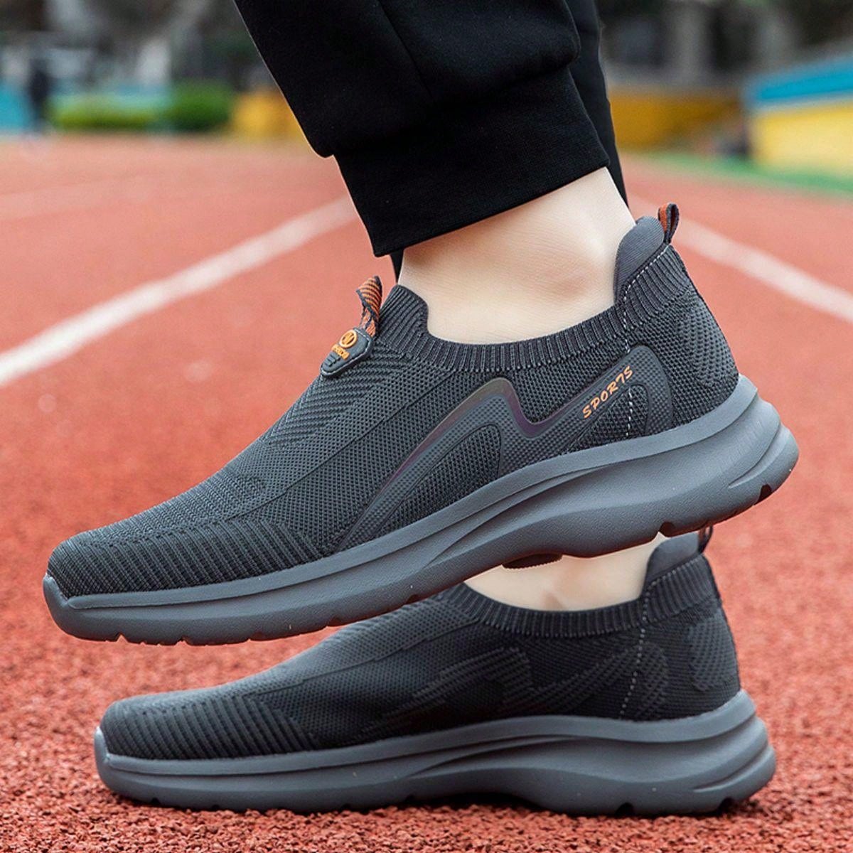 Couples Outdoor Sports Walking Shoes, Convenient Slip-On With ...