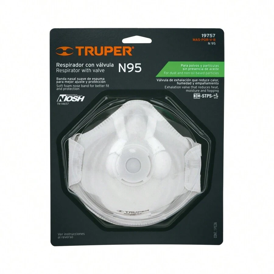 Respirator With Valve For Dust And Particles, Truper | SHEIN USA