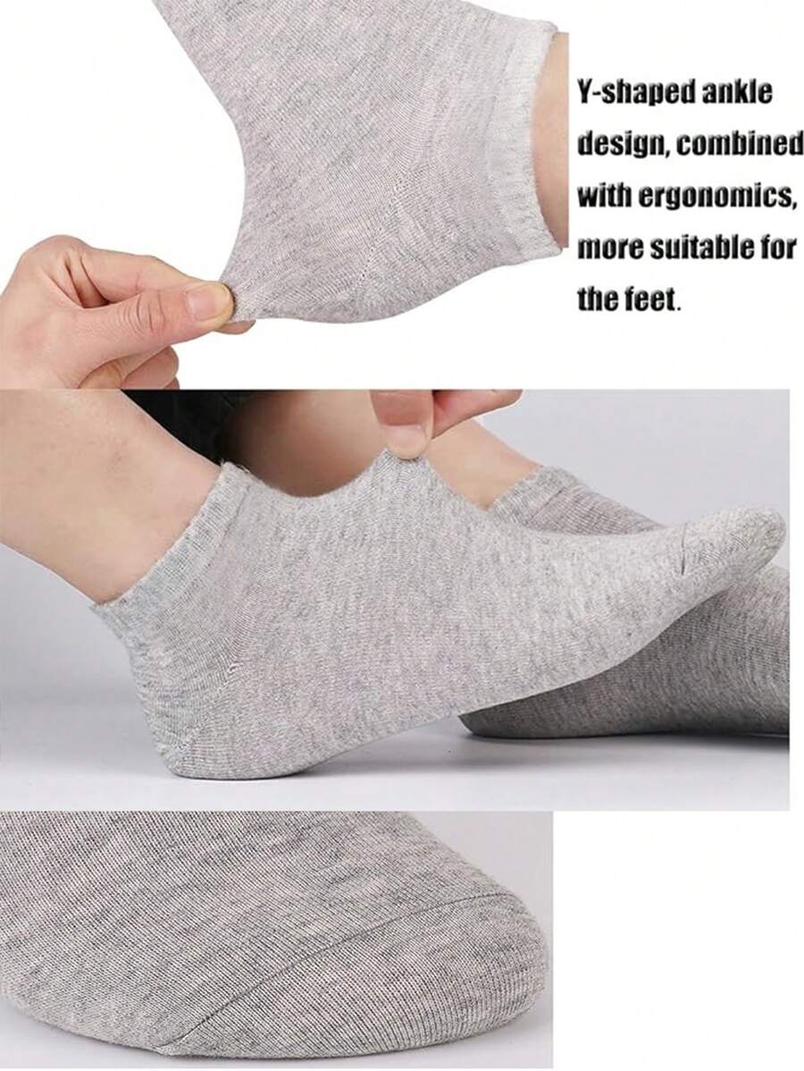 15 Pairs Women's Soild Summer Low Cut Socks, Thin Low Vamp Ankle Socks | SHEIN USA