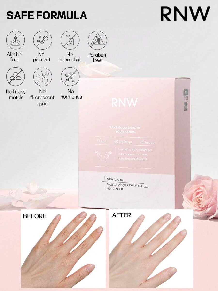RNW 30g*10Pcs Hands Moisturizing Gloves, Hand Skin Repair Renew Mask,2 ...