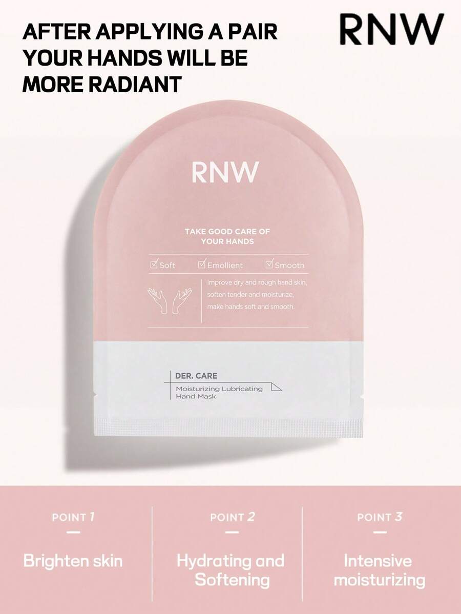 RNW 30กรัม*10ชิ้น ถุงมือบำรุงมือ, หน้ากากซ่อมแซมและฟื้นฟูผิวมือ, 2% นิโคติน้ามิด + วิตามินซี ...