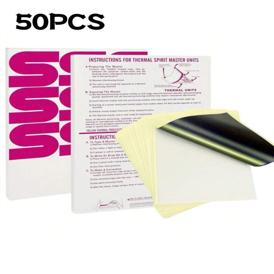 Professional 4-Ply Tattoo Transfer Paper, A4 Size, For Hand Tracing And ...