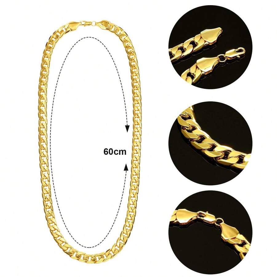 4 Pcs 80s 90s Hip Hop Costume Kit, Hat Sunglasses Gold Chain Rapper ...