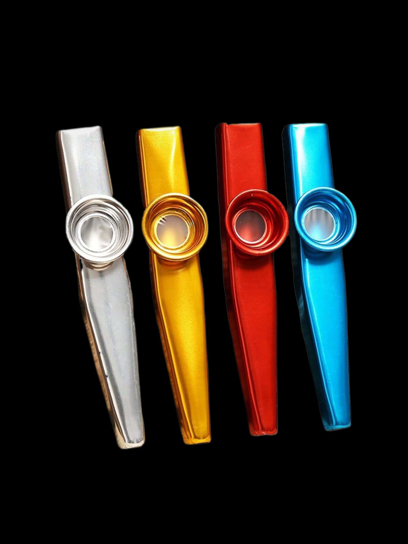 1pc Gold Plated Kazoo Mouth Flute, Portable Compact Music Instrument ...
