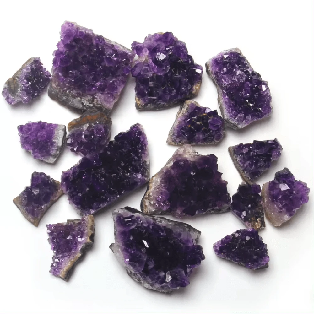 1pc Raw Amethyst Stones And Crystals Rock, Natural Amathesis Crystal Clusters, Geodes With ...