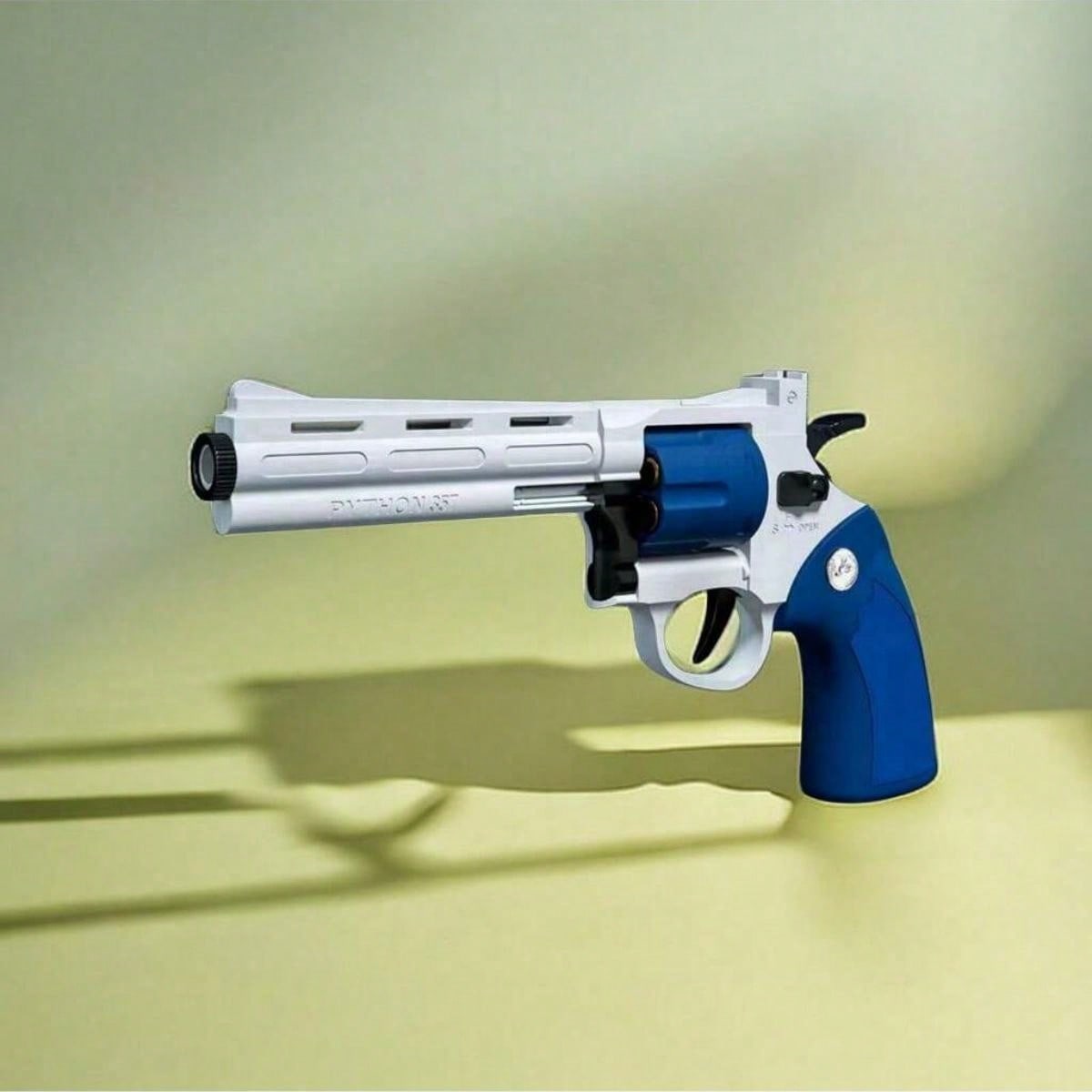 1 stuk 357 Revolver Zacht Dart Pistool Speelgoed , Schieten Met geluid ...