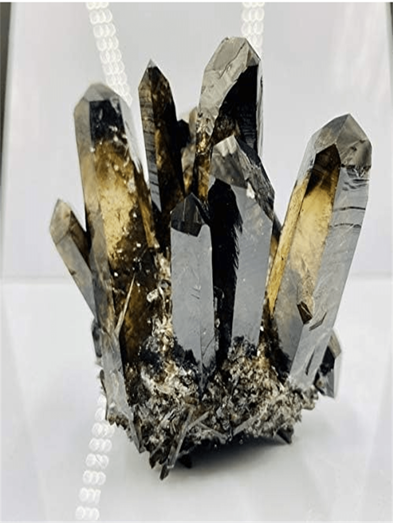 1 Pieza Clúster De Cristal De Cuarzo Ahumado Natural, Espécimen De ...