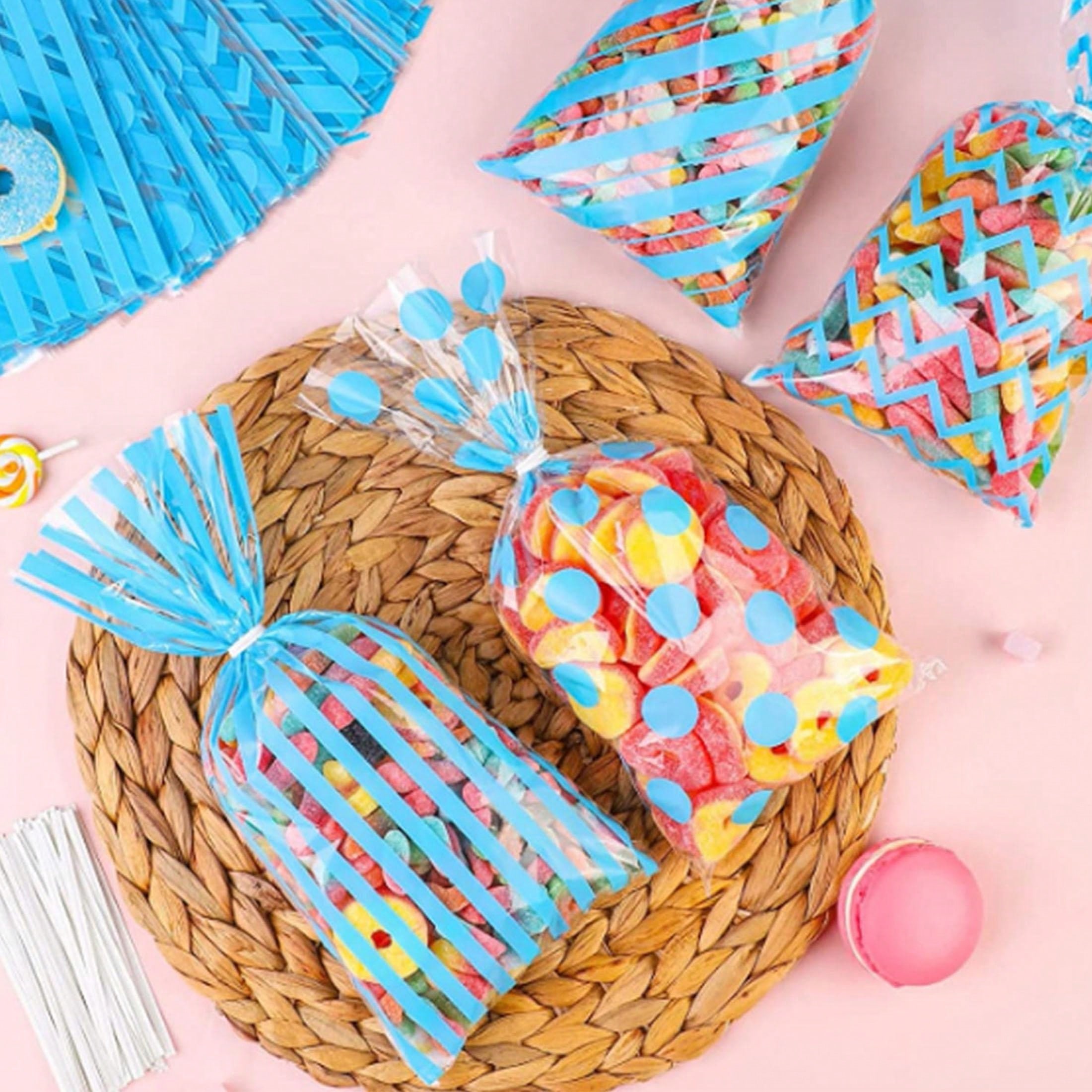 50pcs/Lot Cute Rabbit Ear Candy Packaging Bags For Desserts, Snacks And ...