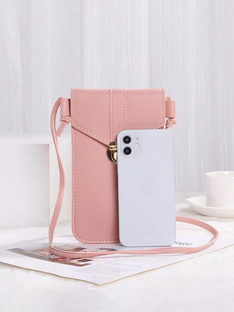 1pc Women's Simple Fashionable Lock Buckle Crossbody Shoulder Bag With ...