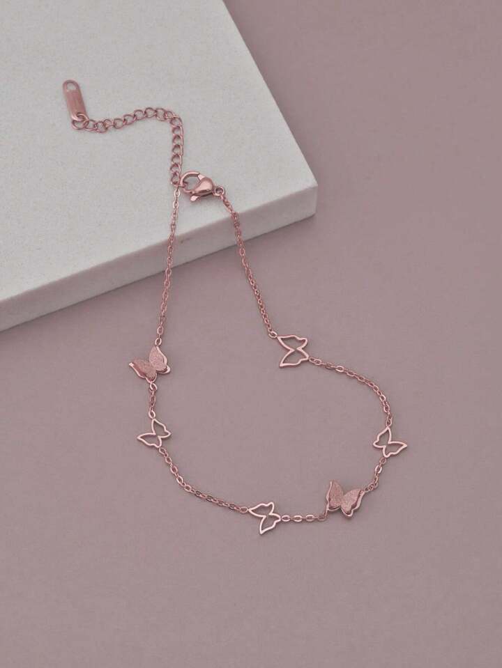 Butterfly anklet shein store
