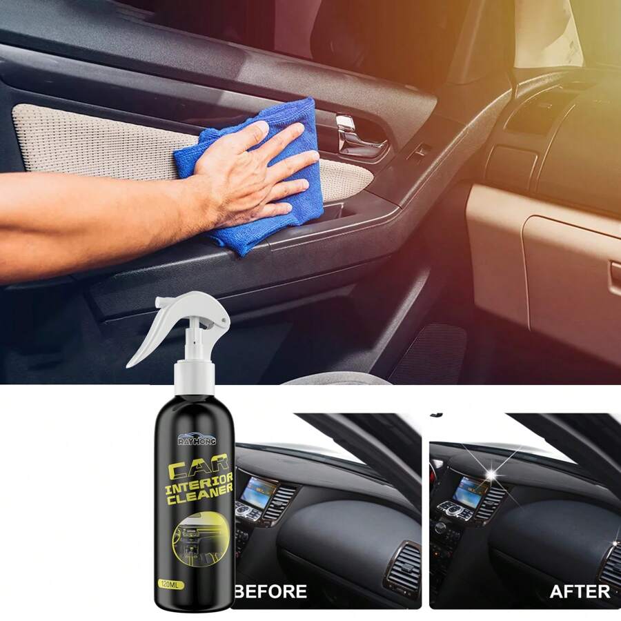 1pc 120ml Car Interior Refurbishment Cleaner Clean Stains Refurbish ...