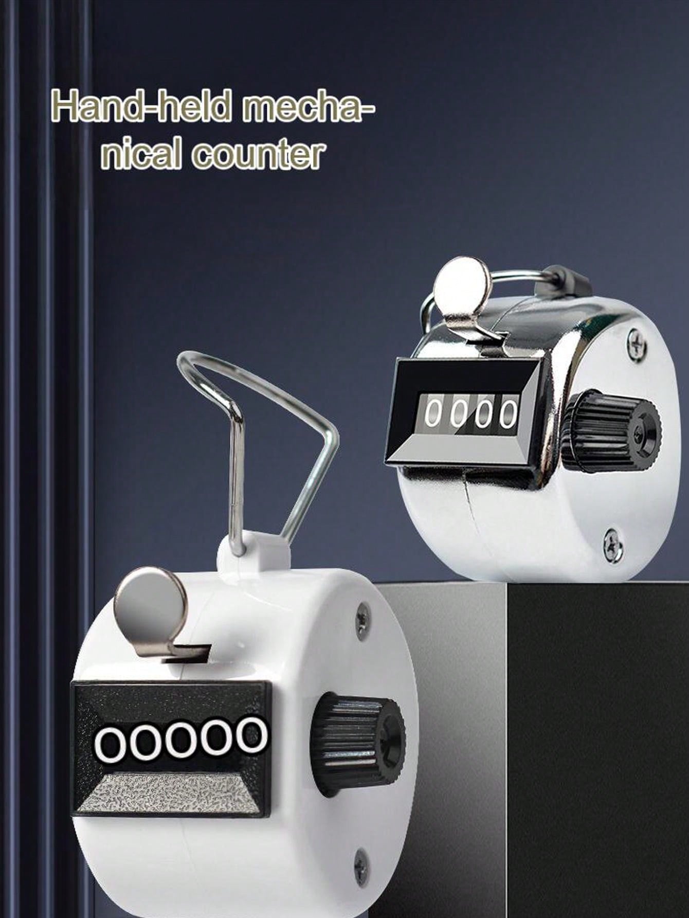 4 Digit Number Counters Plastic Shell Hand Finger Display Manual ...