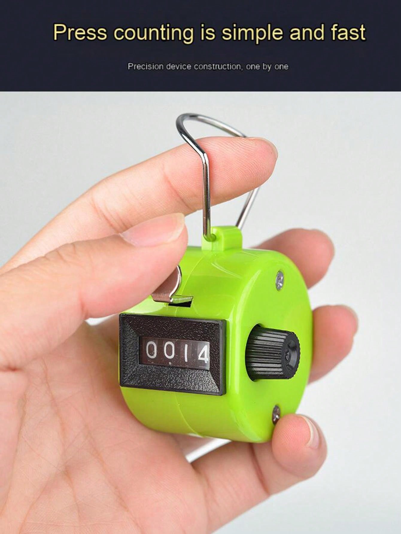 4 Digit Number Counters Plastic Shell Hand Finger Display Manual ...