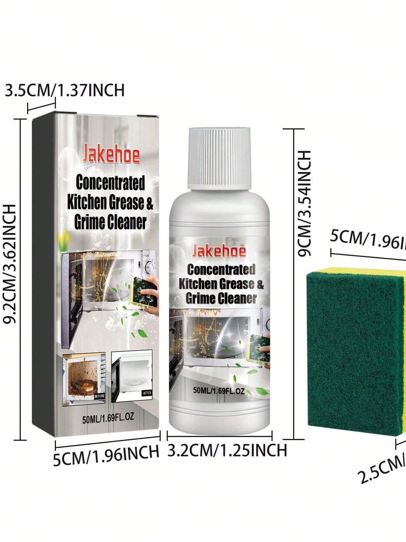 Jakehoe Kitchen Grease Concentrate - Multi-Functional Cleaning Agent ...