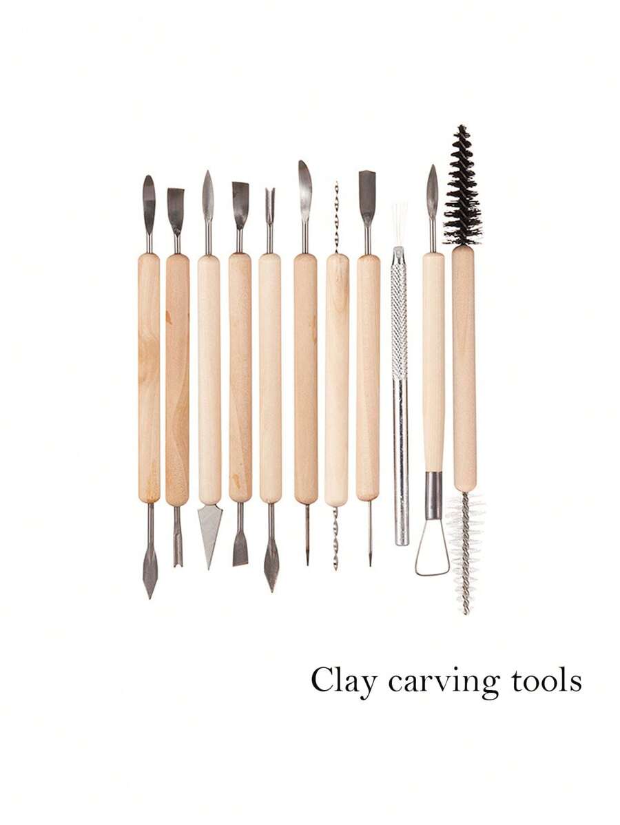 Sculpting Kit Wax Carving Pottery Ceramic Polymer Shapers Clay Tools ...