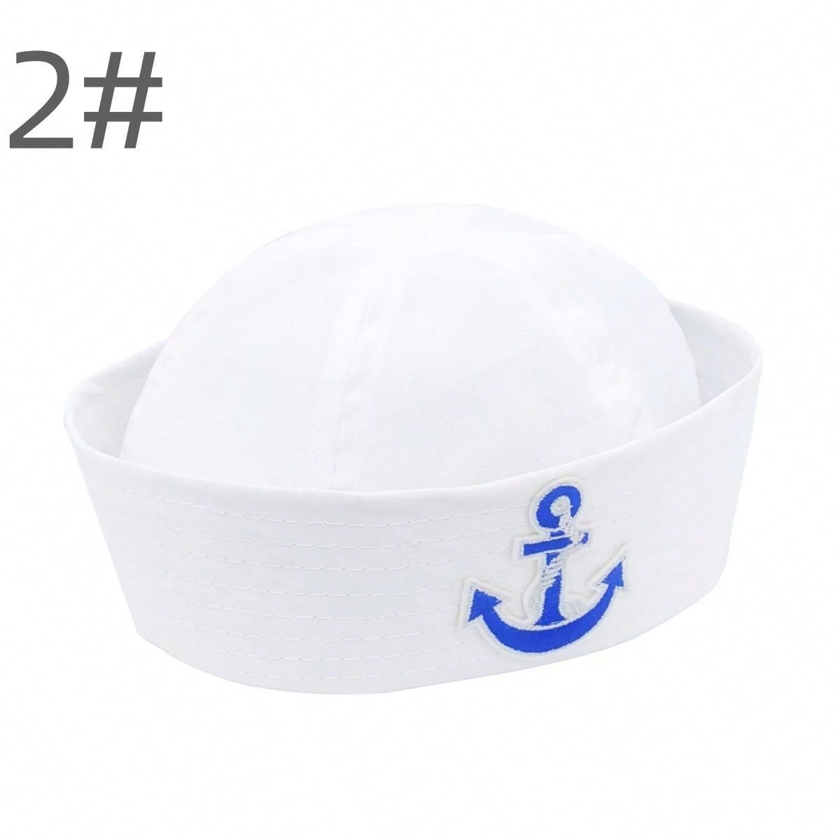 Sailor Hat, Captain Hat, Anchor Hat With Six Panels And Rolled Brim ...