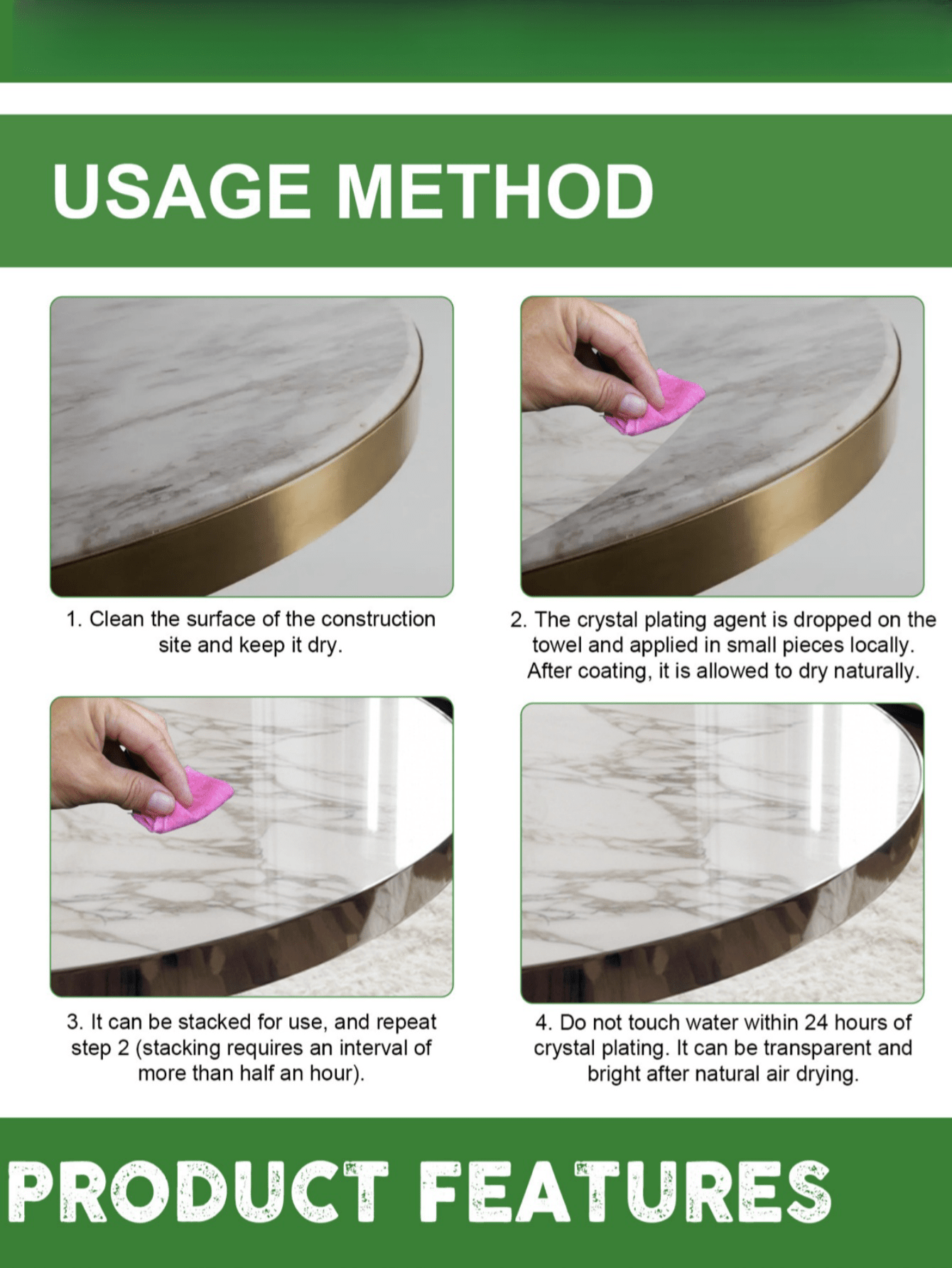 Jue-Fish Stone Crystallization Agent, Marble Polishing Nano ...