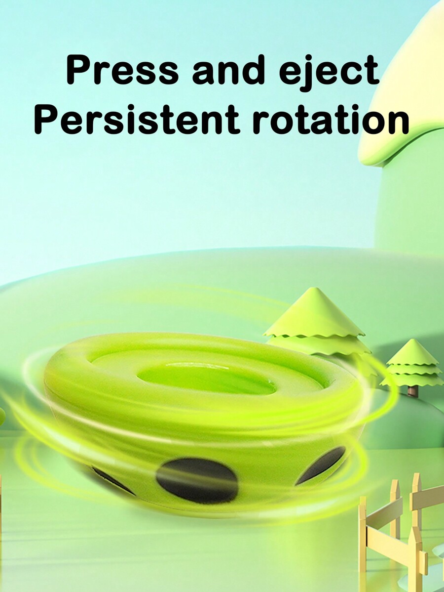 Cute Mushroom Head Spinning Top Transformable Into Creative Shape