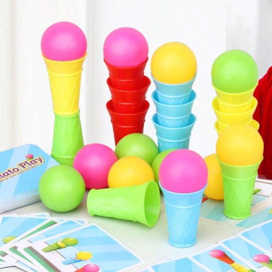 Ice Cream Game High Stacking Card Matching Game Interactive Board Game ...