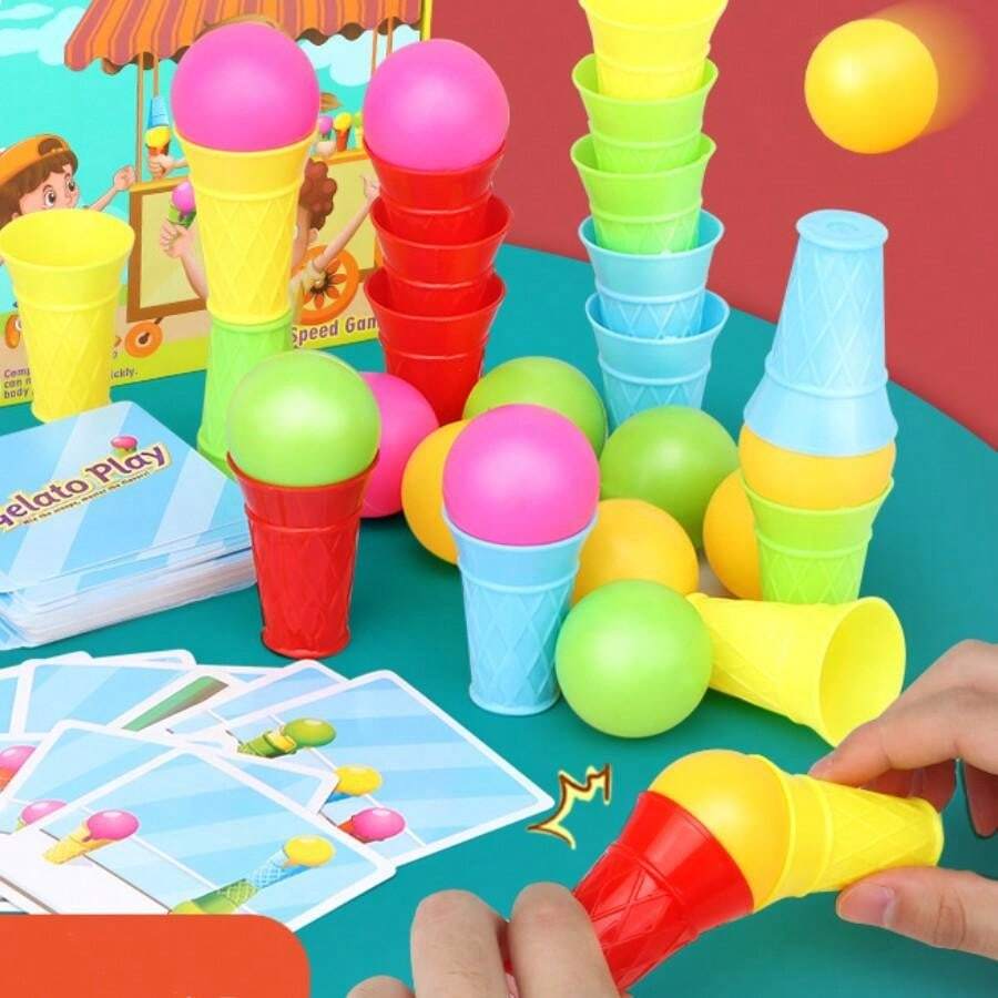 Ice Cream Game High Stacking Card Matching Game Interactive Board Game ...
