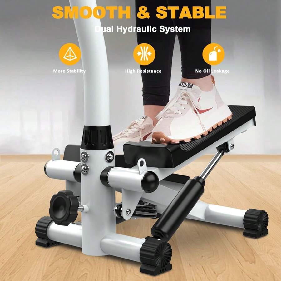 Stair Stepper Machine With Handlebar, Fitness Stepper With LCD Monitor, Hydraulic Mini Steppers ...