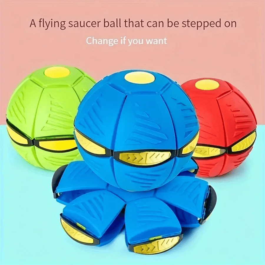 Bouncing Ball, Elastic Stilts Toy, Flying Disc Transforming Ball ...