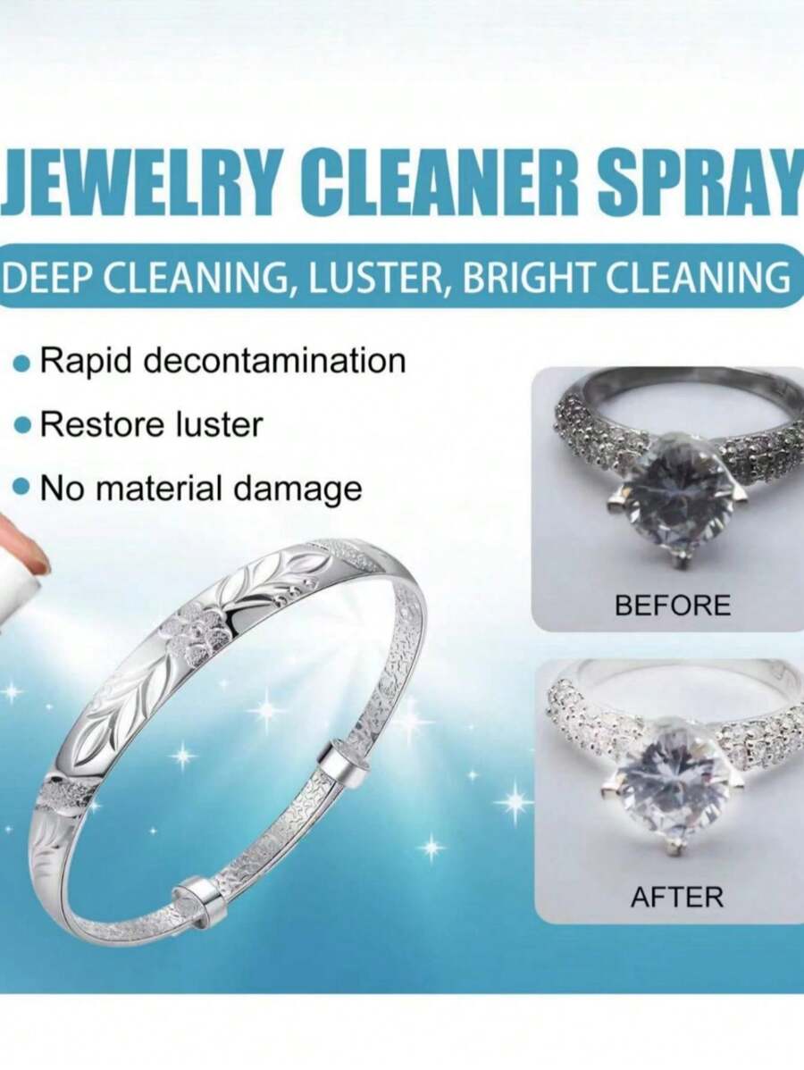 Jue-Fish Jewelry Spray Cleaner, Removes Dirt And Prevent Oxidation On ...
