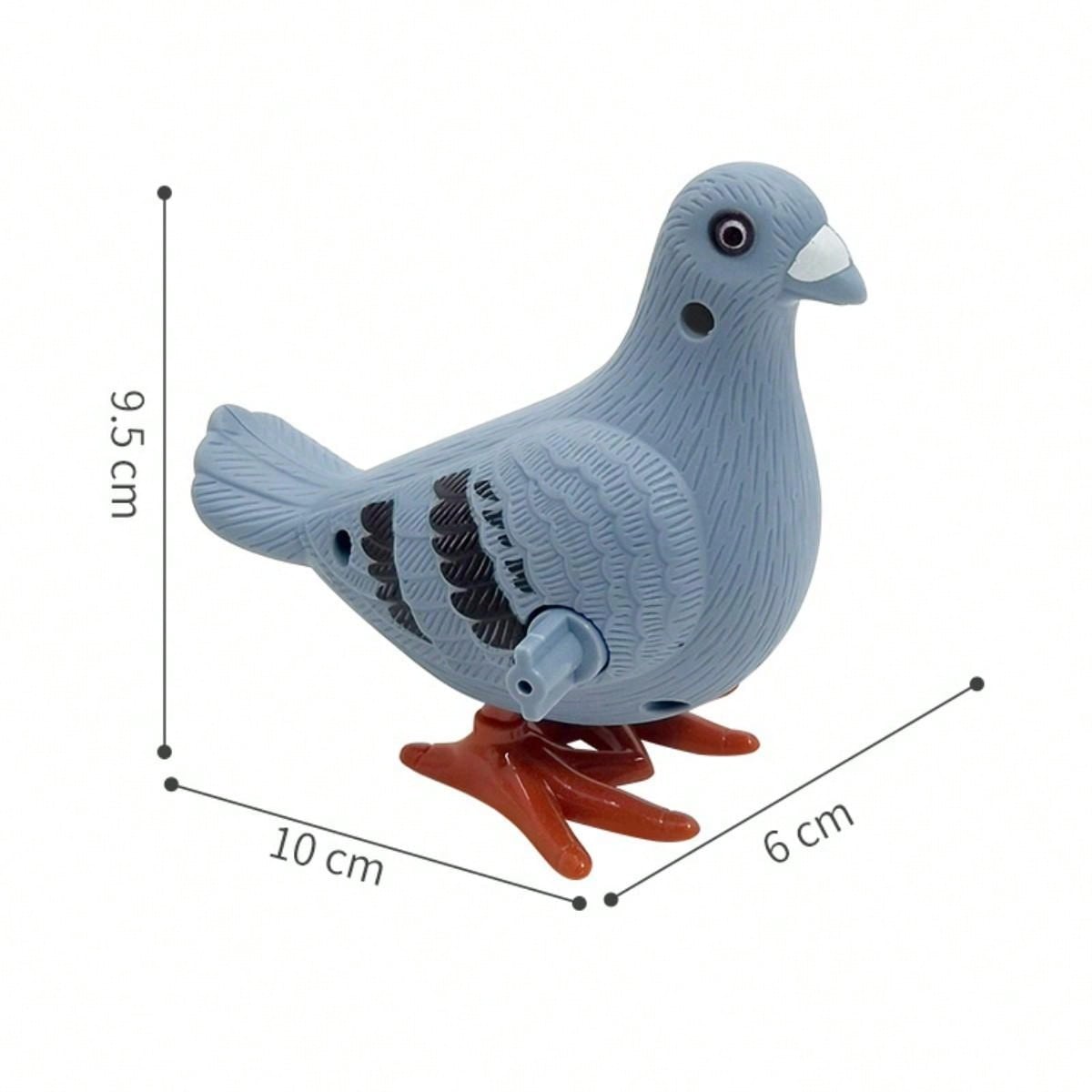 1pc Clockwork Jumping Pigeon Toy With Realistic Appearance And Lovely ...