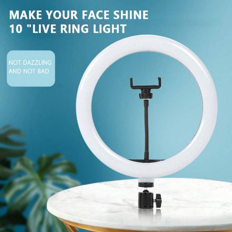 Photography 10-Inch Ring Light With High Brightness Beads For Live ...