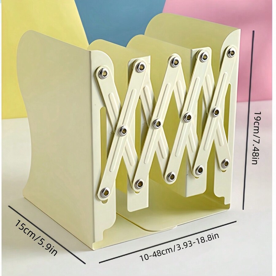 Bookends Stationery Bookshelf, Retractable And Minimalist, Student Use ...