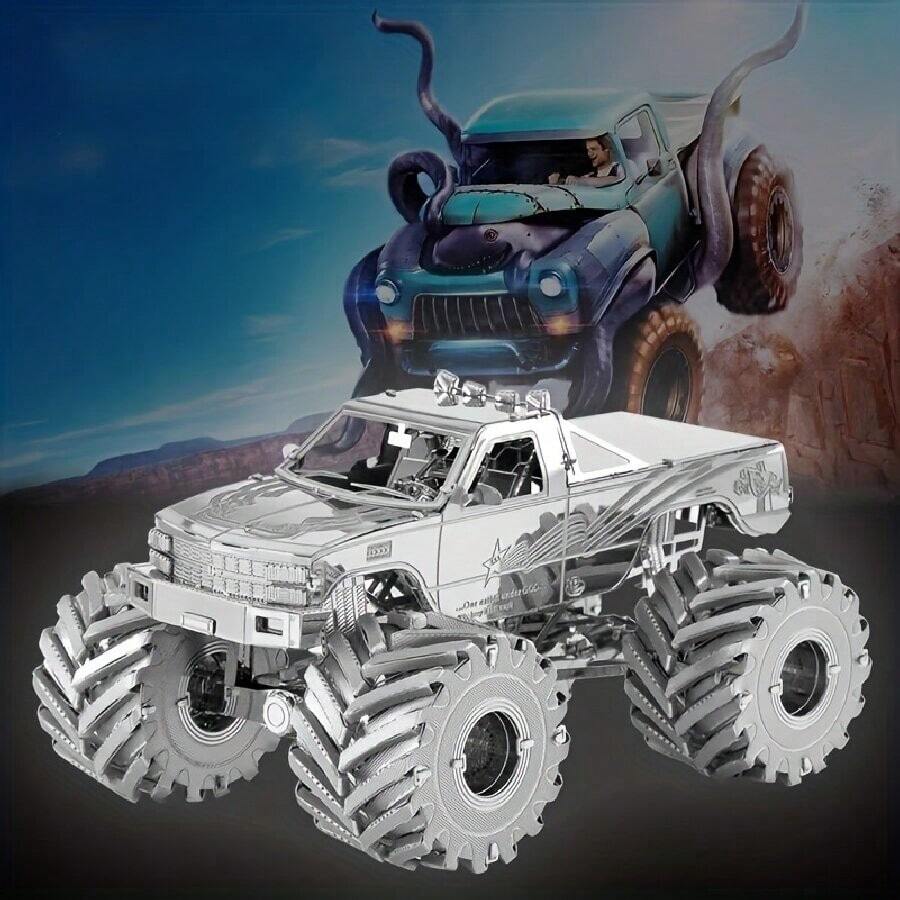 Diy Stainless Steel Metal Assembly Toy Car Model 3d Puzzle Game Off ...