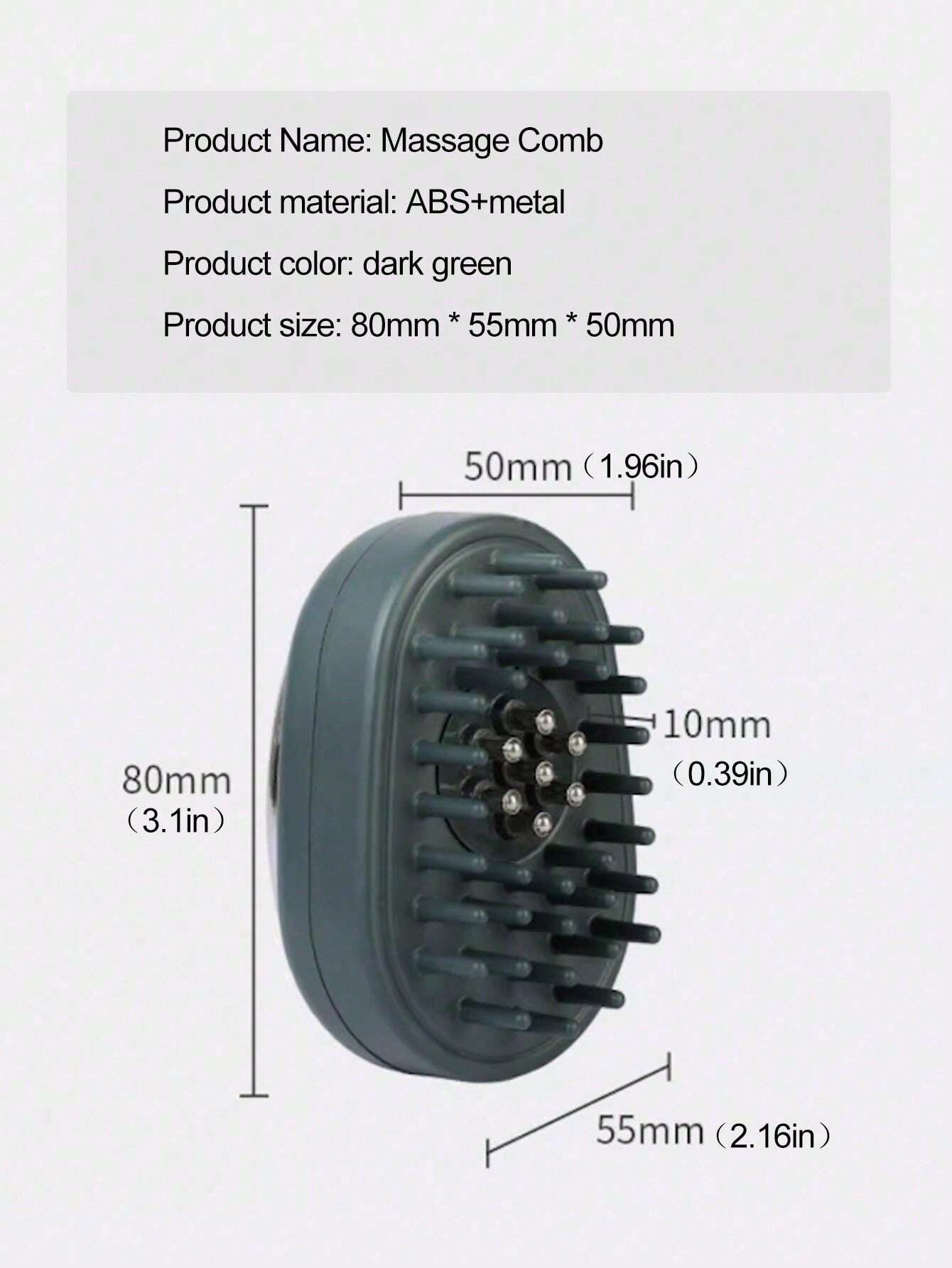 Scalp Electric Liquid Guide Comb Discharge Massage Comb Ball Massage ...