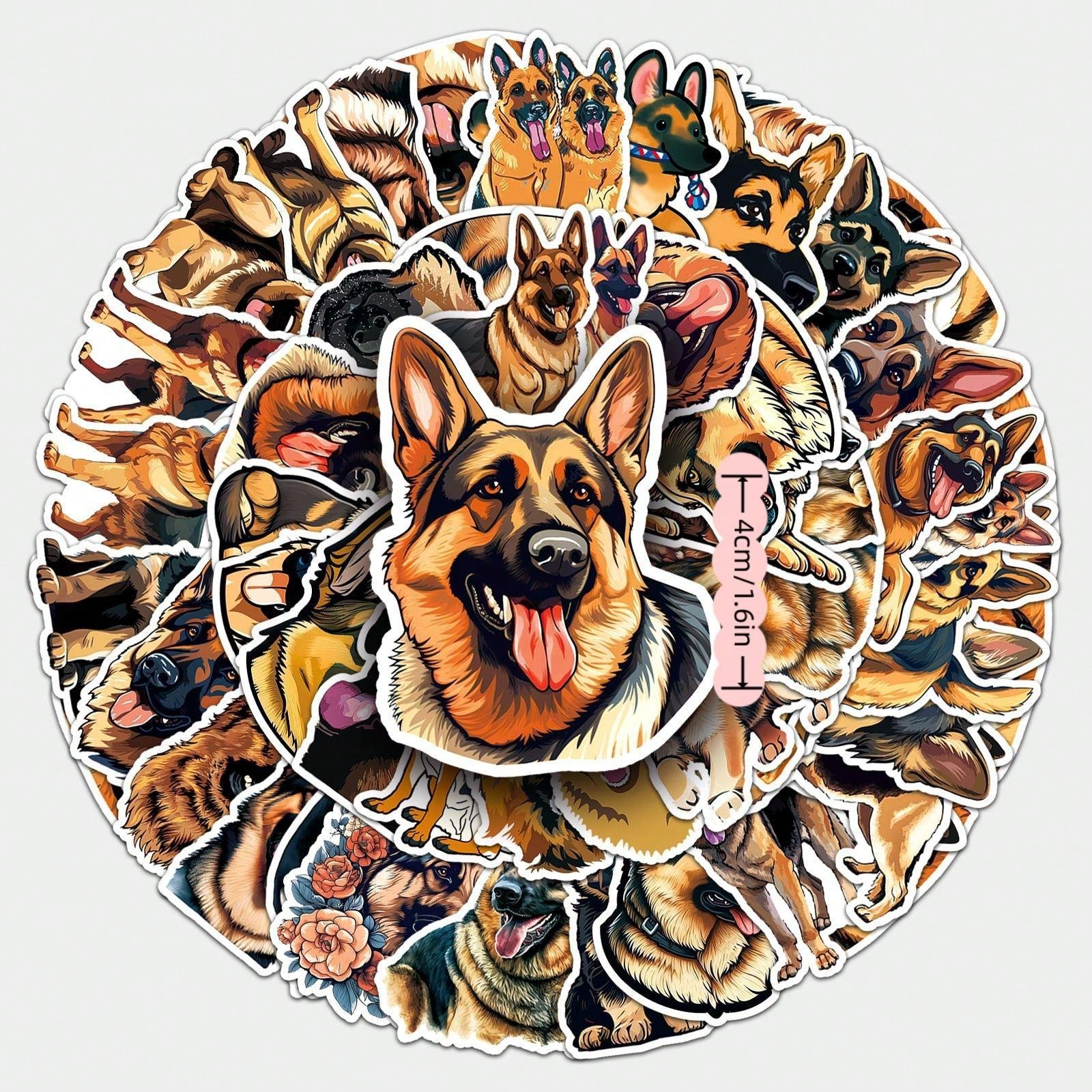 50pcs Cute Puppy Stickers, Waterproof Sticker For Kids, Small Stickers ...